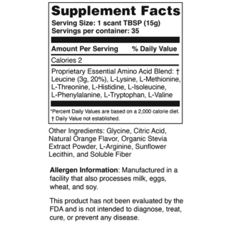 ESSENTIAL Powder (Pure Amino Acid Formula) 18oz – Trim Healthy Store