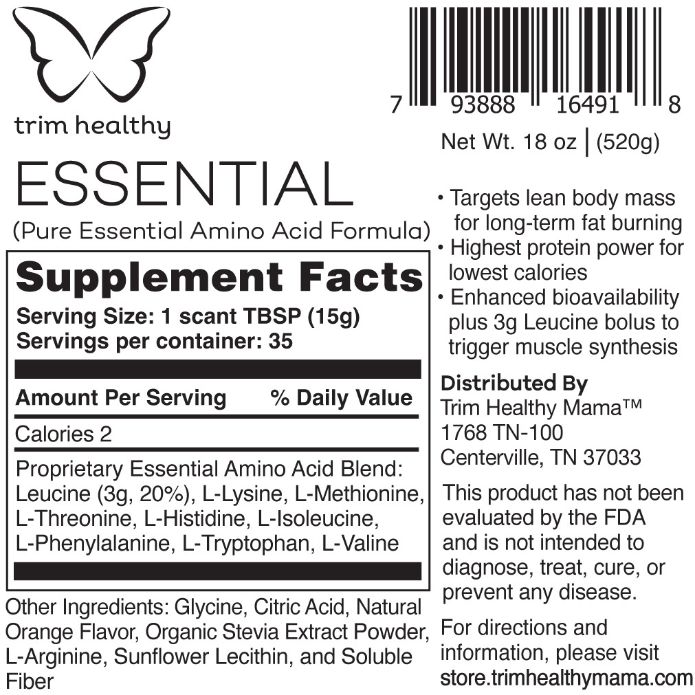 ESSENTIAL Powder (Pure Amino Acid Formula) 18oz – Trim Healthy Store
