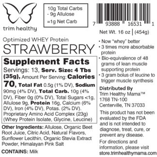Optimized Whey Protein Powders – Trim Healthy Store